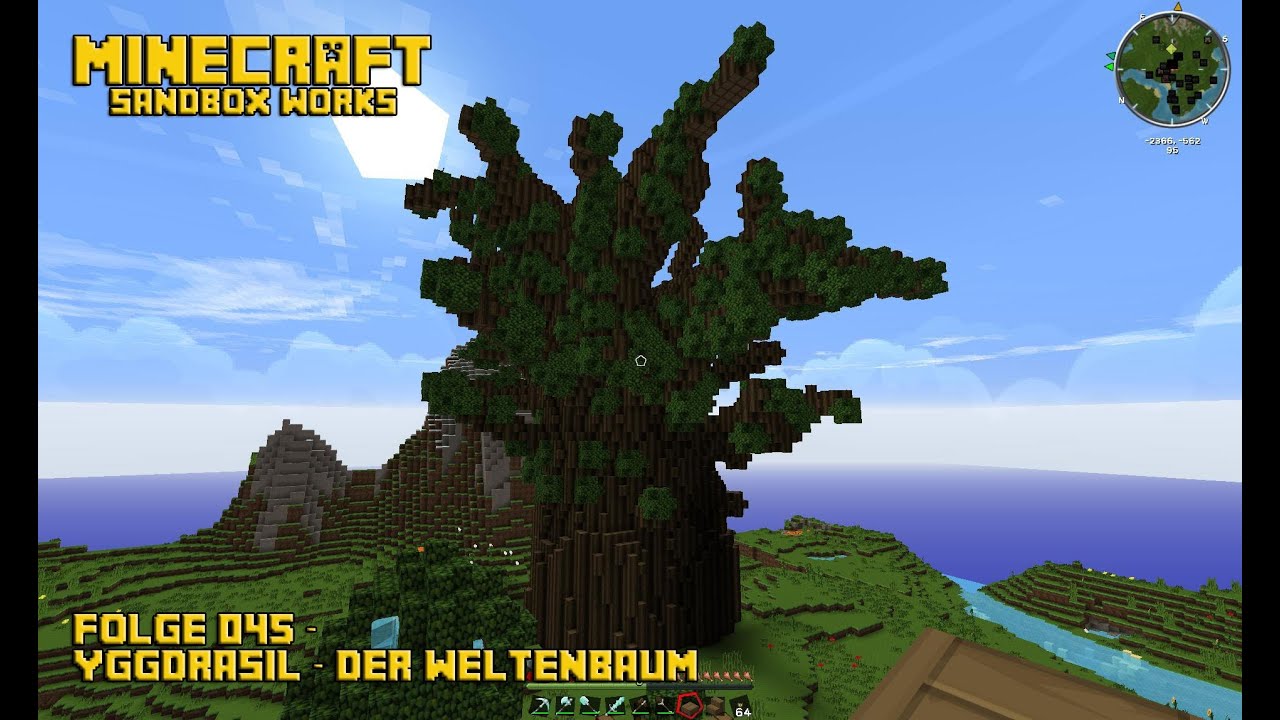 Let´s Play Minecraft Sandbox [HD+] #045 - Yggdrasil - Der Weltenbaum ...