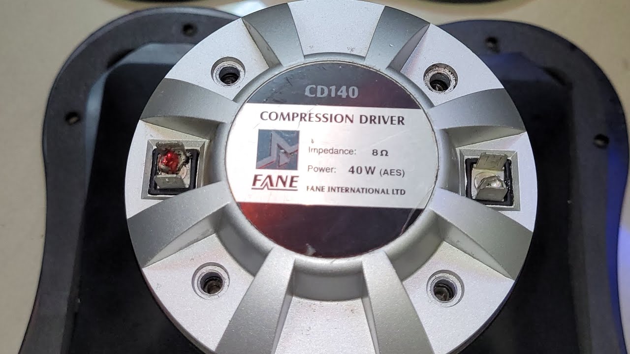 Fane CD140 - YouTube