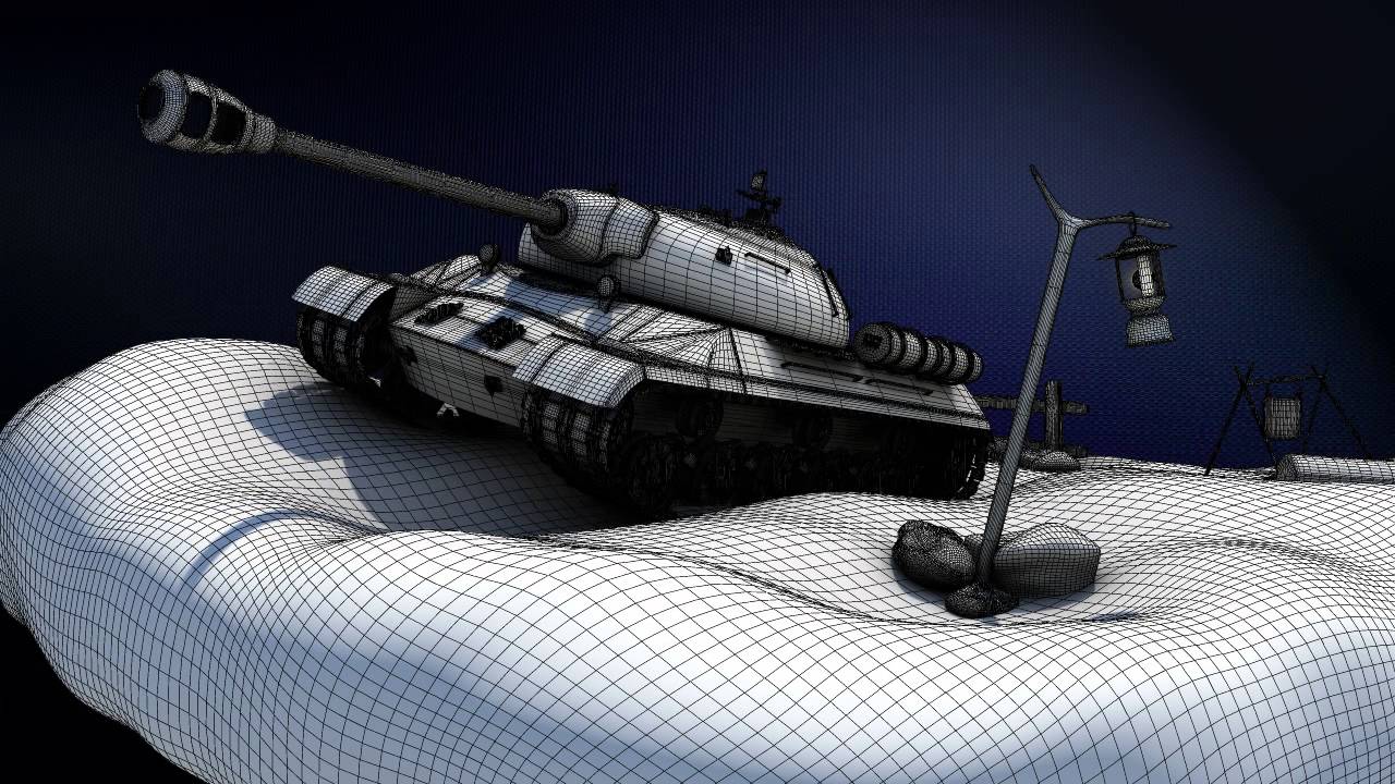 TANK IS-3 3D model - YouTube