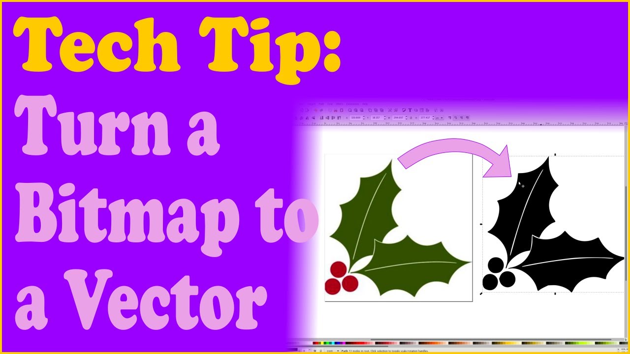 Use Inkscape To Create A Vector From A Bitmap Youtube