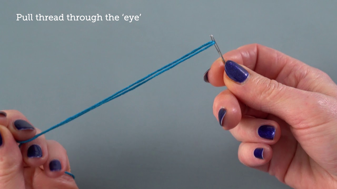 Sewing Tips: How to Thread a Needle - YouTube