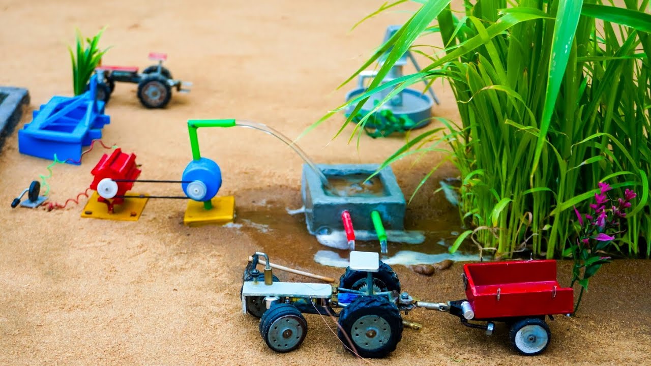 How to make mini water tank construction || mini water pump science ...