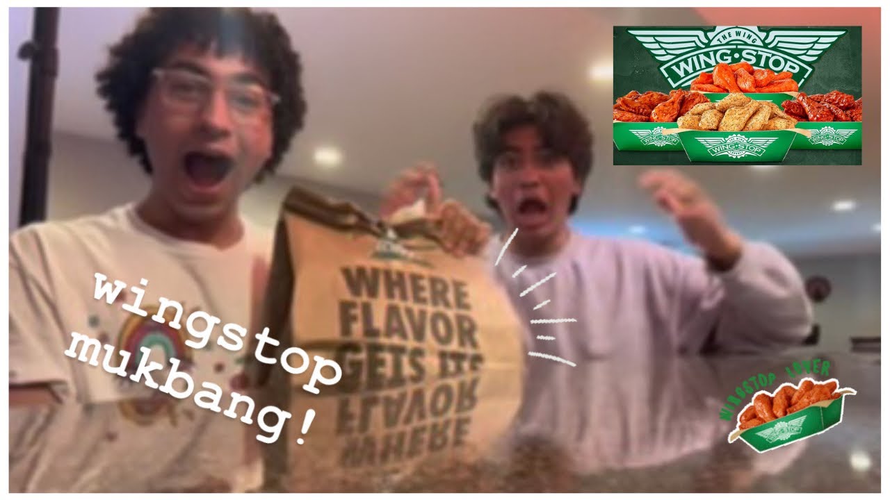 two bigbacks eat wingstop for 30mins **gone wrong** - YouTube