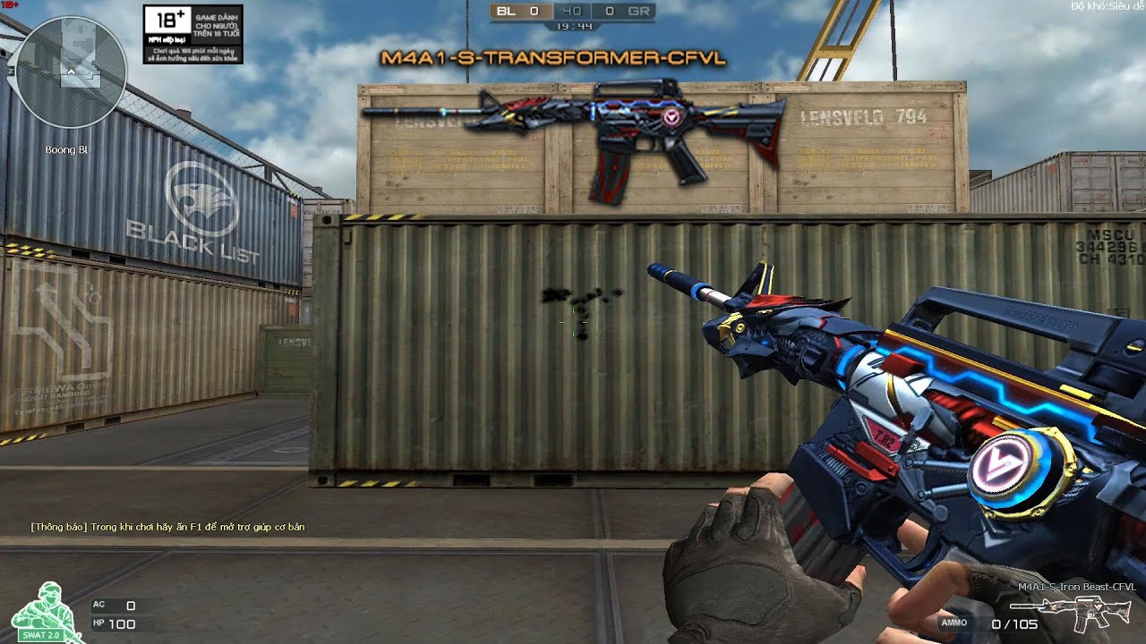 [CFVN] M4A1-S-Transformer-CFVL - YouTube