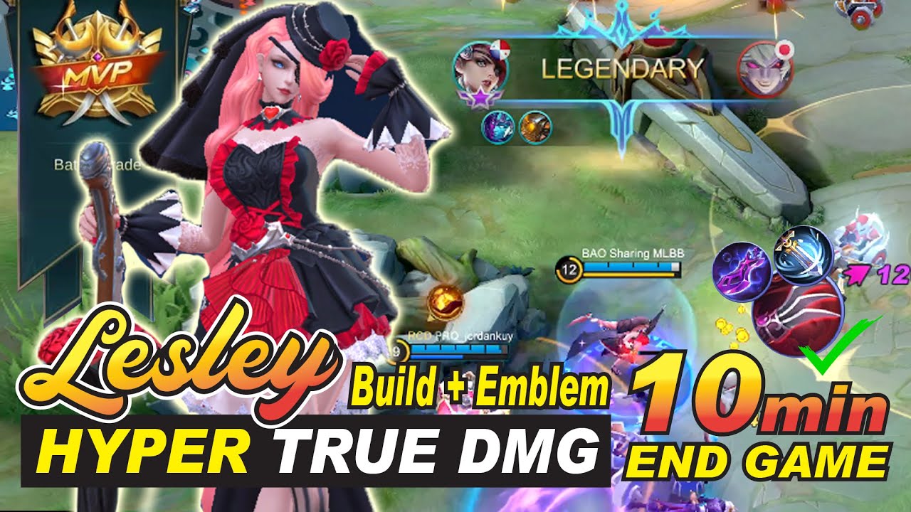 LESLEY EMBLEM SET and BEST BUILD 2021 | Hyper Dangerous Love Skin ...