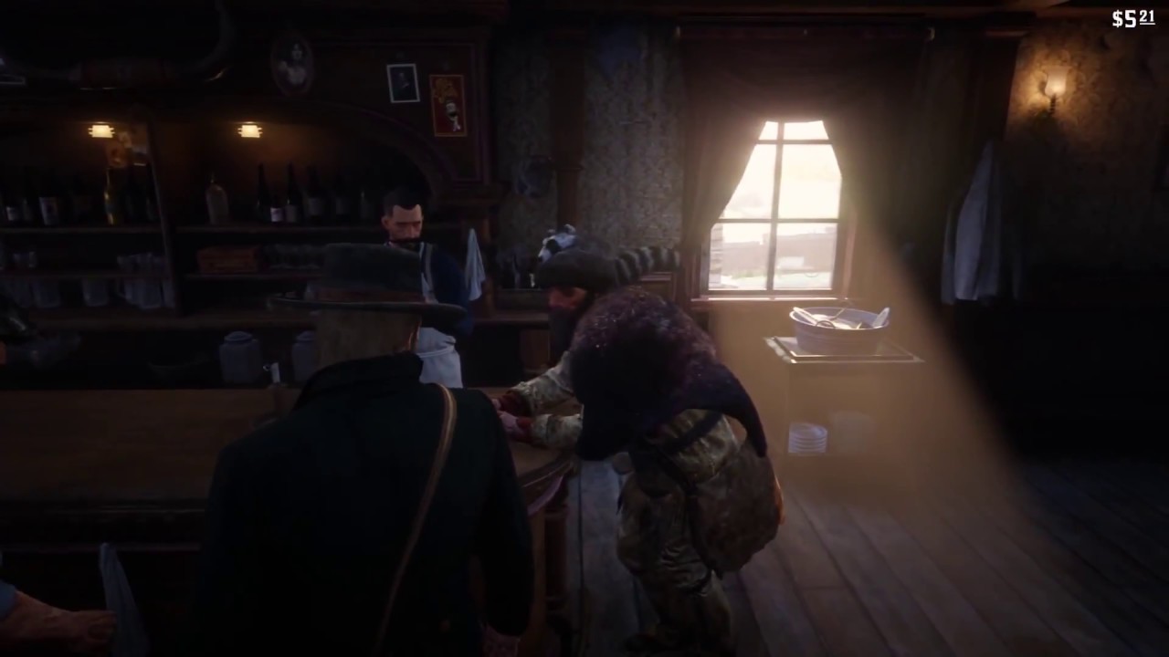 Red Dead Redemption 2 - Bar Fight Gameplay 2018 - YouTube