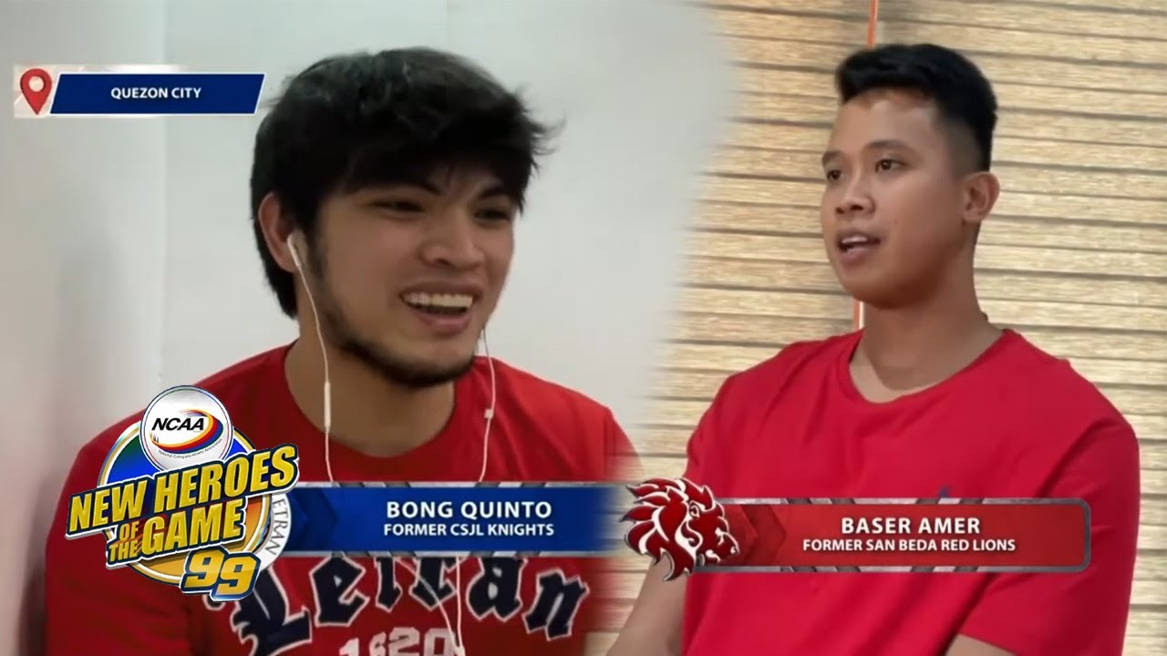 NCAA Stories: Bong Quinto and Baser Amer talk about the Letran-San Beda ...