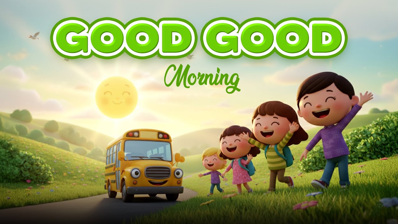 Good Good Morning | School Bus | Fun & Giggles Kids Song | Nursery ...