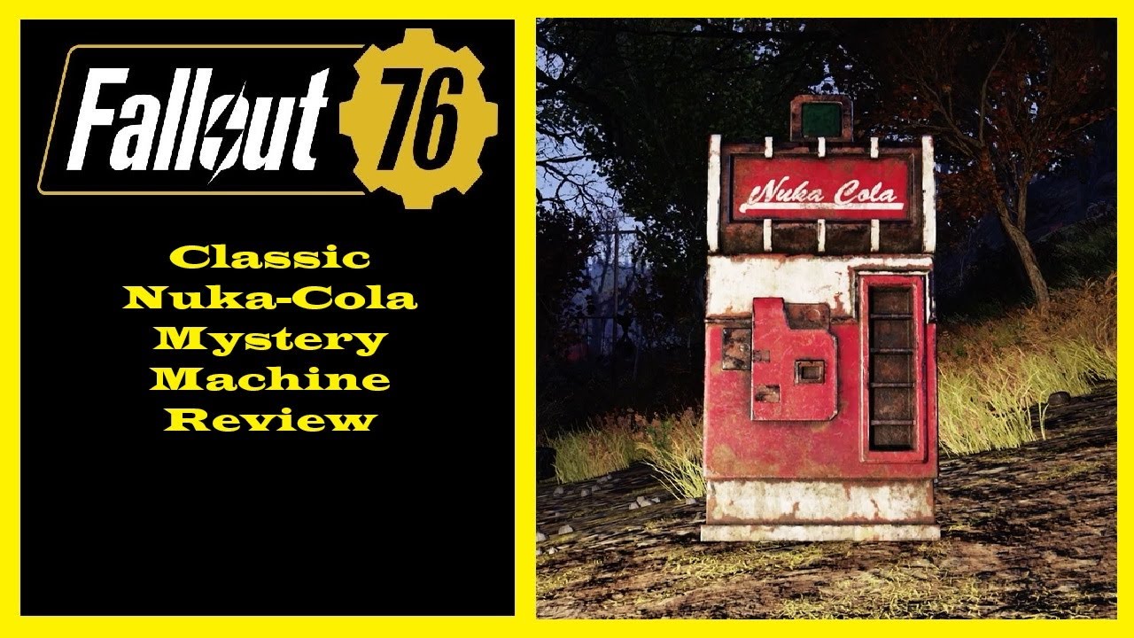 Fallout 76 - Classic Nuka-Cola Mystery Machine Review - YouTube