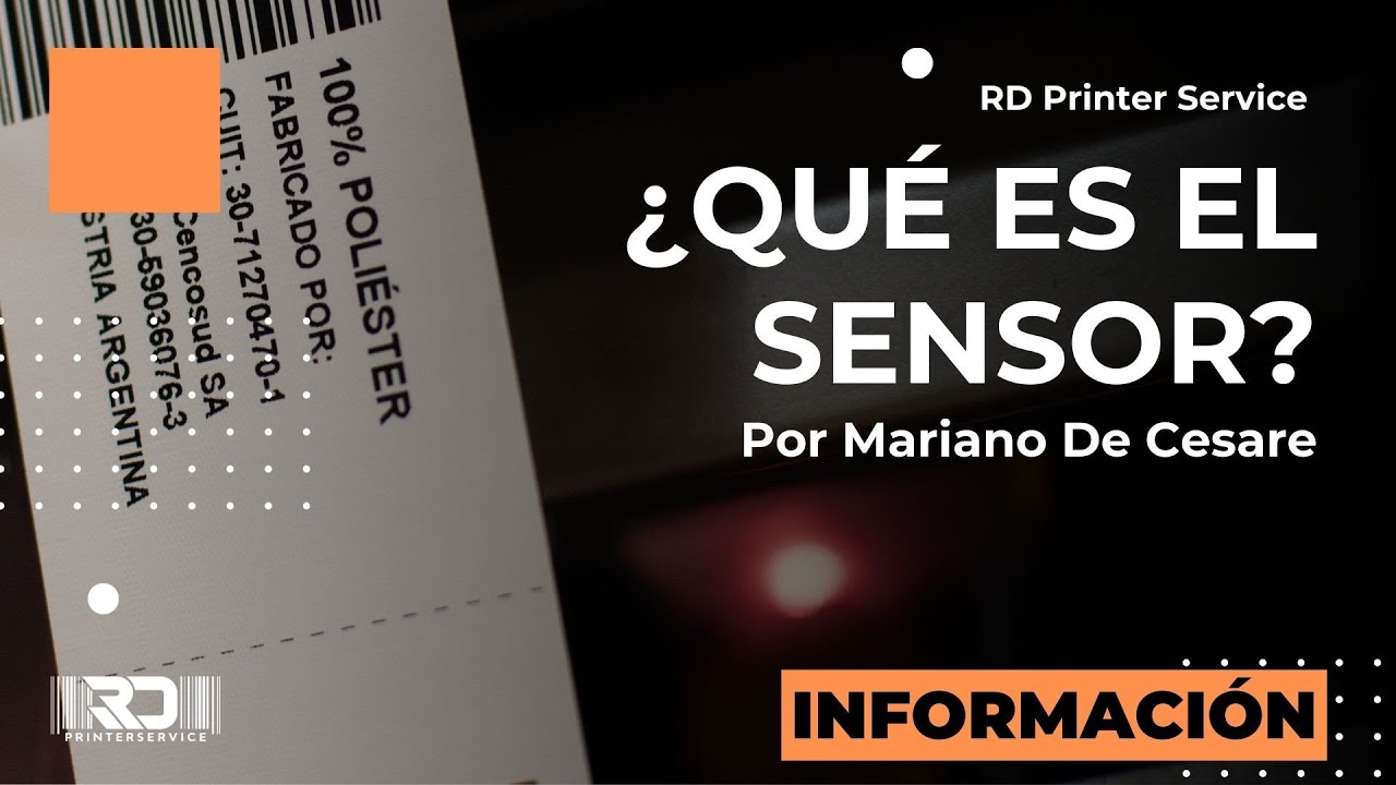 Información Qué es el sensor de una impresora de etiquetas - YouTube