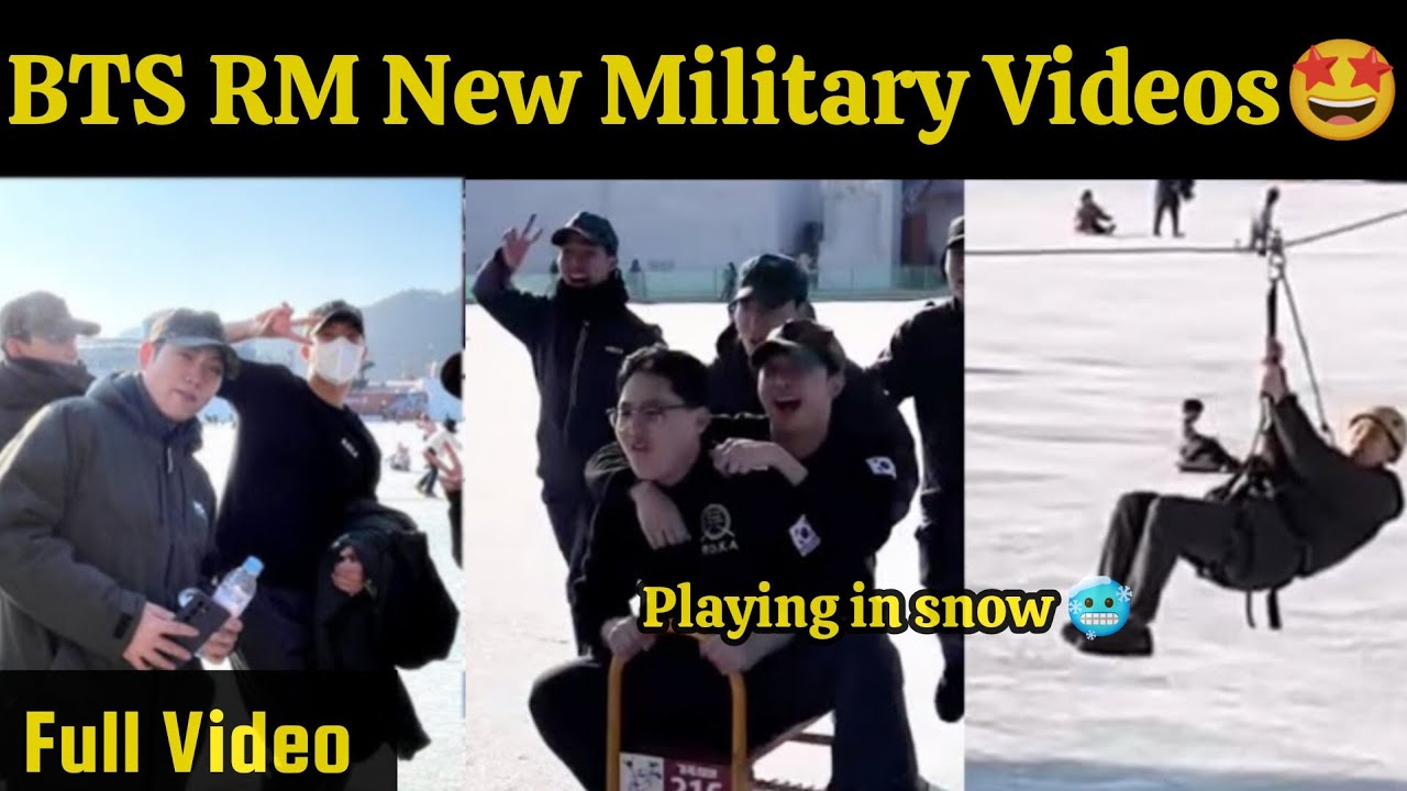 RM New Military Videos 😍, RM military update, RM videos, BTS Videos # ...