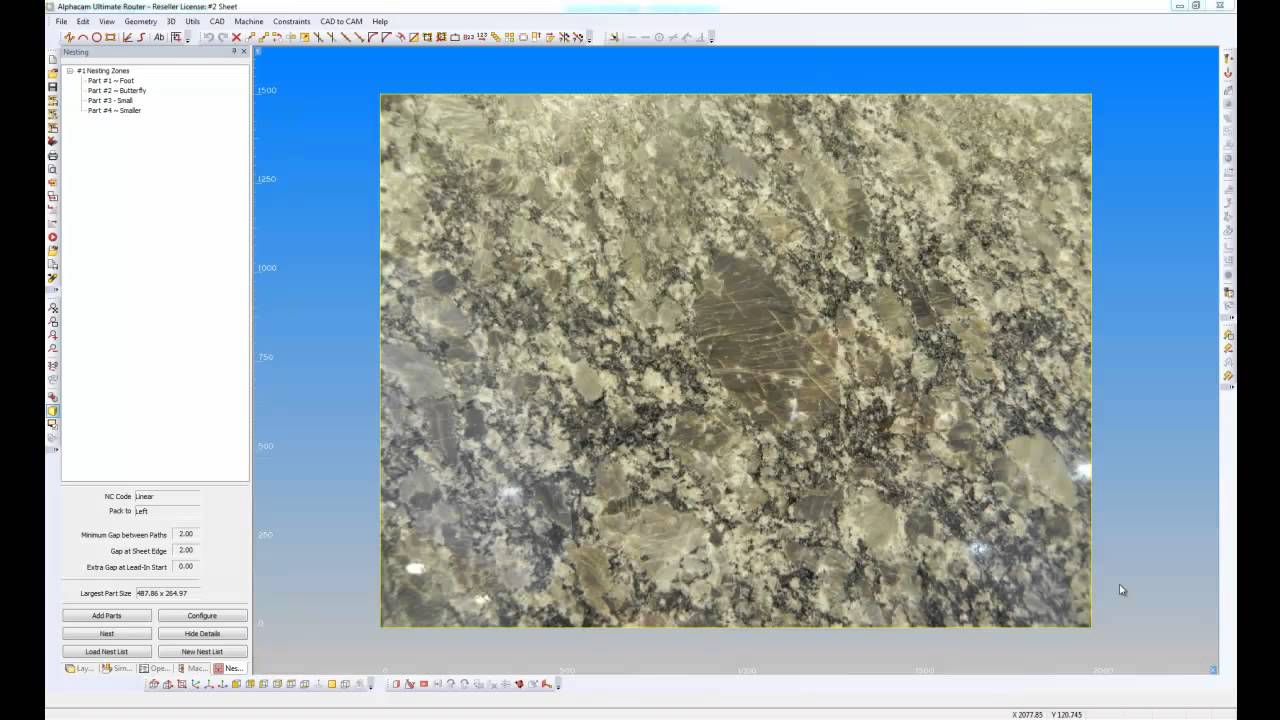 Alphacam 2014 R2 - Nesting - YouTube