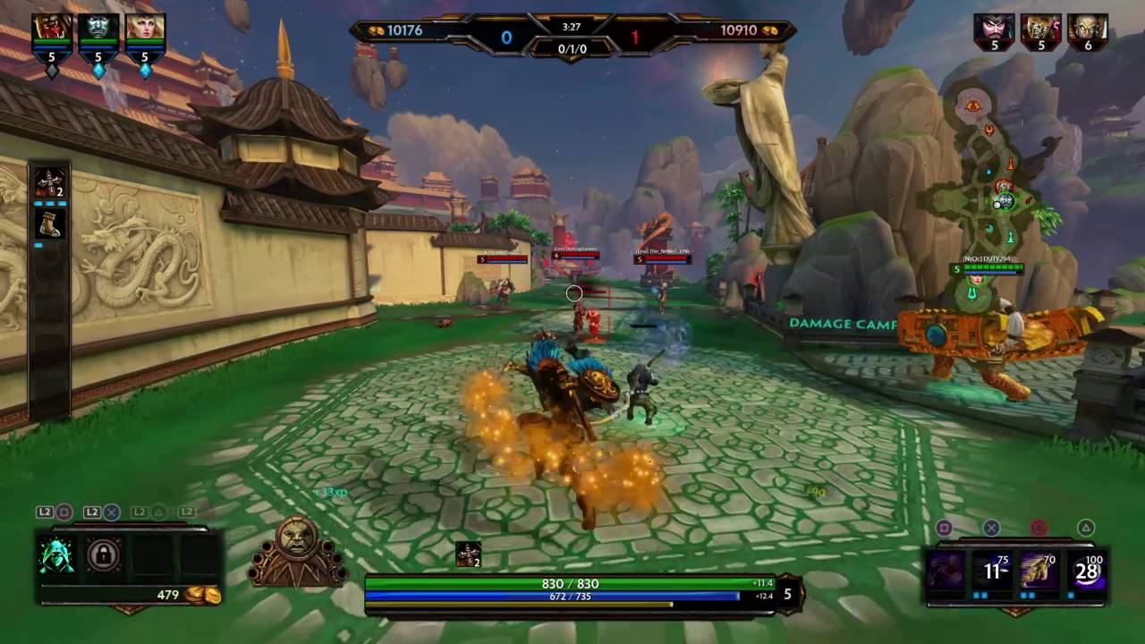 Smite Gameplay VF PS4 - YouTube