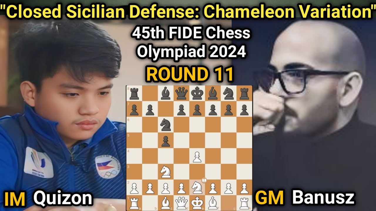 Daniel Quizon (PHI) VS Tamas Banusz ( HUNG-B) | 45th FIDE Chess ...
