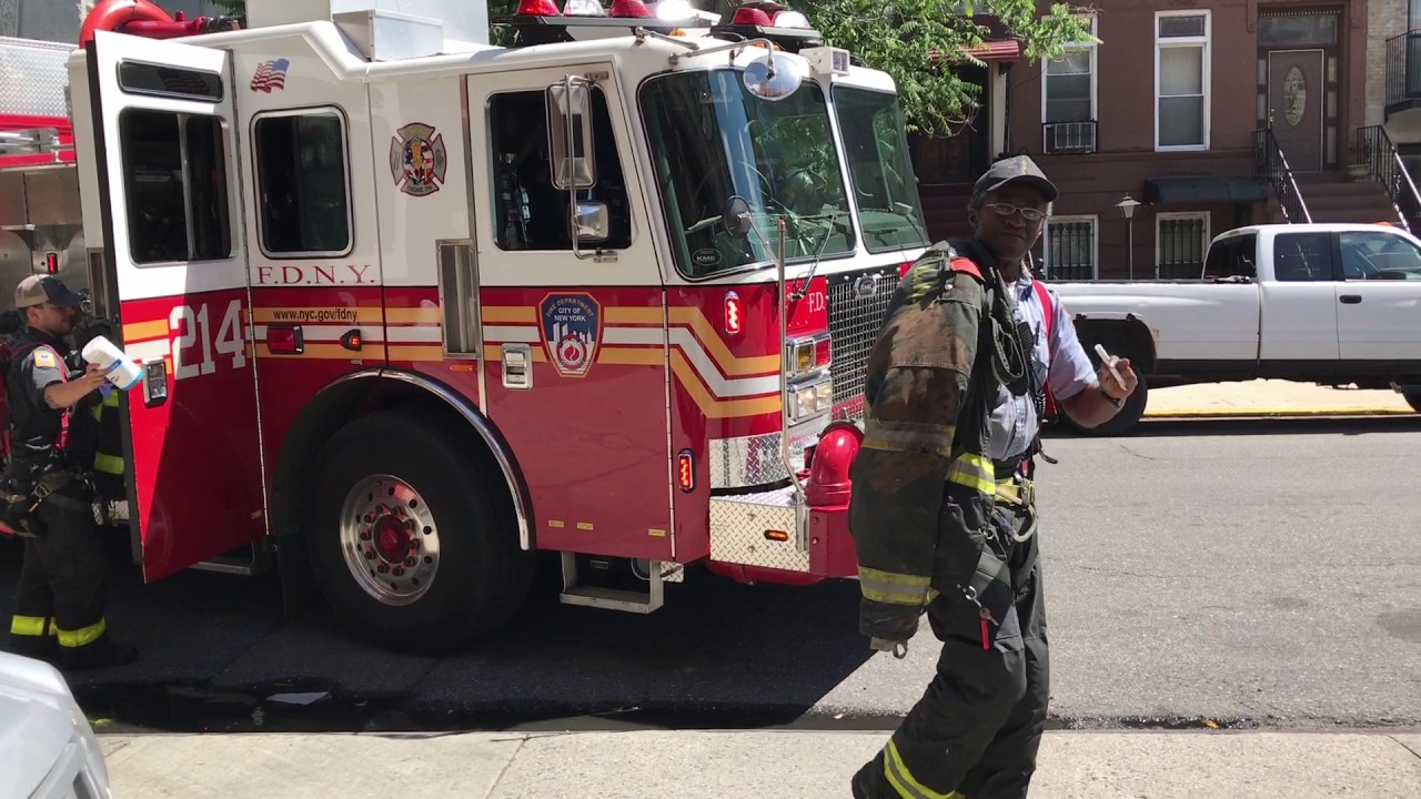 (MUST SEE) - BAMMMM! - ONE SHOT AND IT IS IN THERE! FDNY ENGINE 214 ...