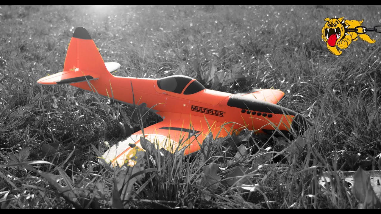 6 year old and multiplex dogfighter ultra set up 4s - YouTube