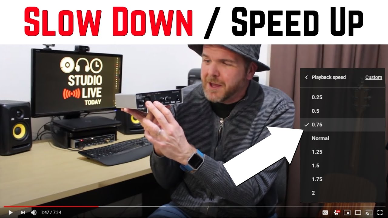 How To change PLAYBACK SPEED On YouTube Videos Mobile desktop YouTube How To change PLAYBACK SPEED On YouTube Videos Mobile desktop YouTube