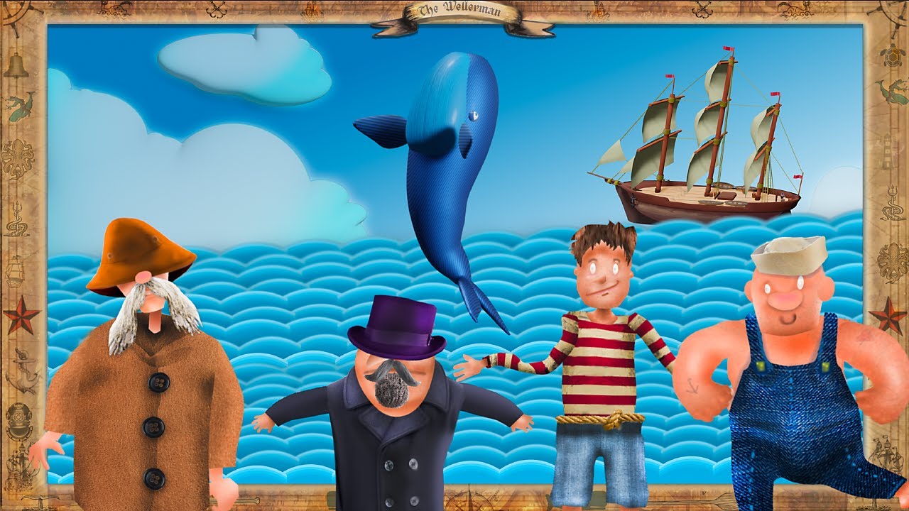 The Wellerman 🐳 Cartoon | Wishy Wishy Kids Songs - YouTube