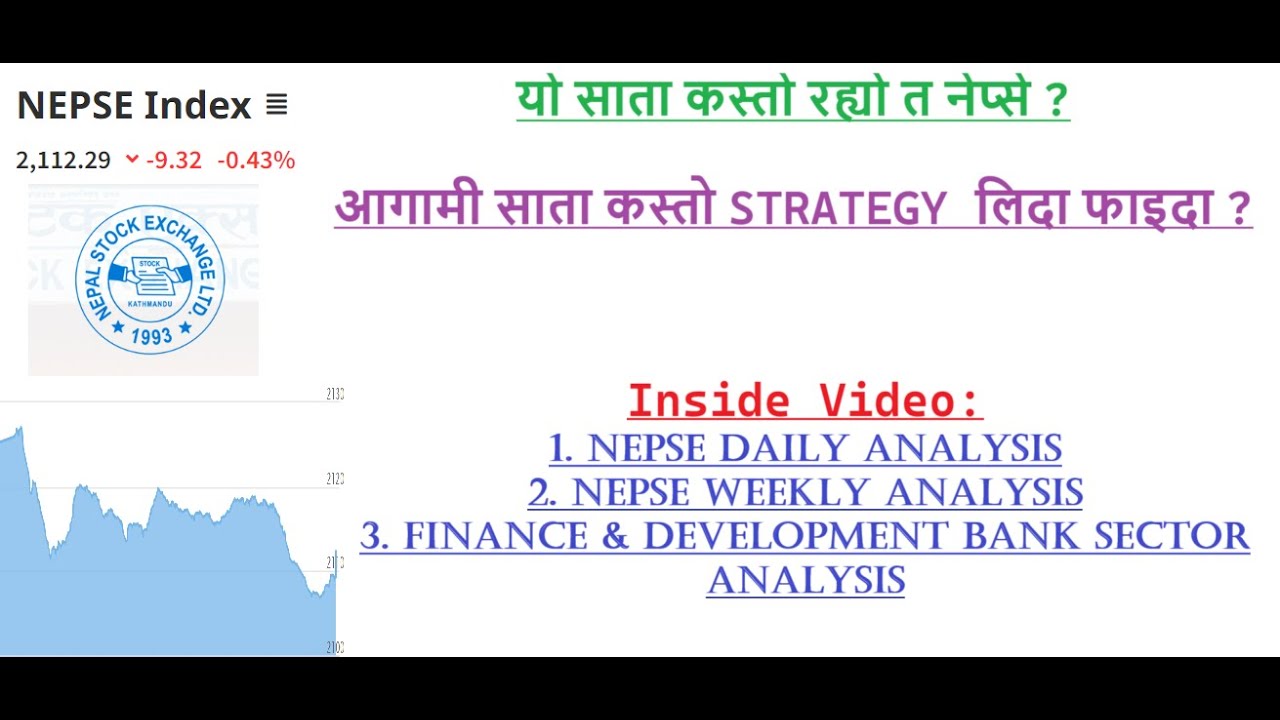 Nepse 2112 / Nepse Technical Analysis / Nepse Weekly / Bajaar Trend ...
