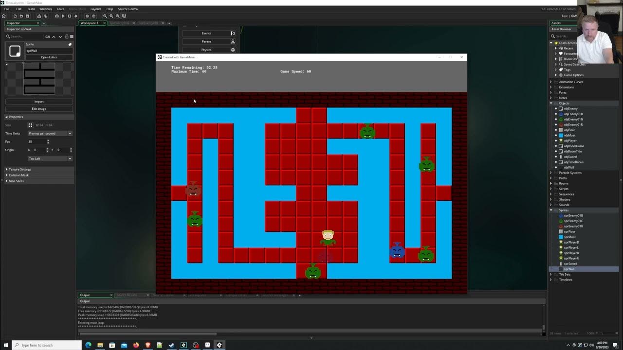 Time Labyrinth - game development time lapse - YouTube