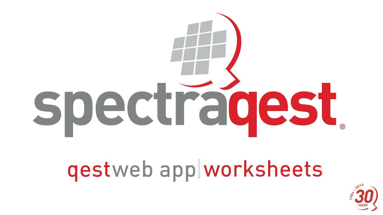 The QEST Web App - Worksheets Standard Features - YouTube