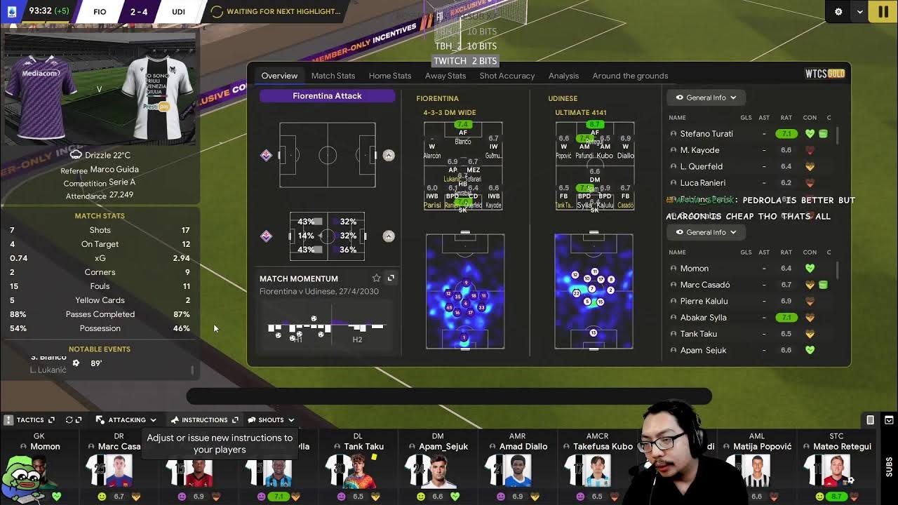 VOD FM24 l THE INVINCIBLE UDINESE?! !SKIN !DISCORD !LURK - YouTube