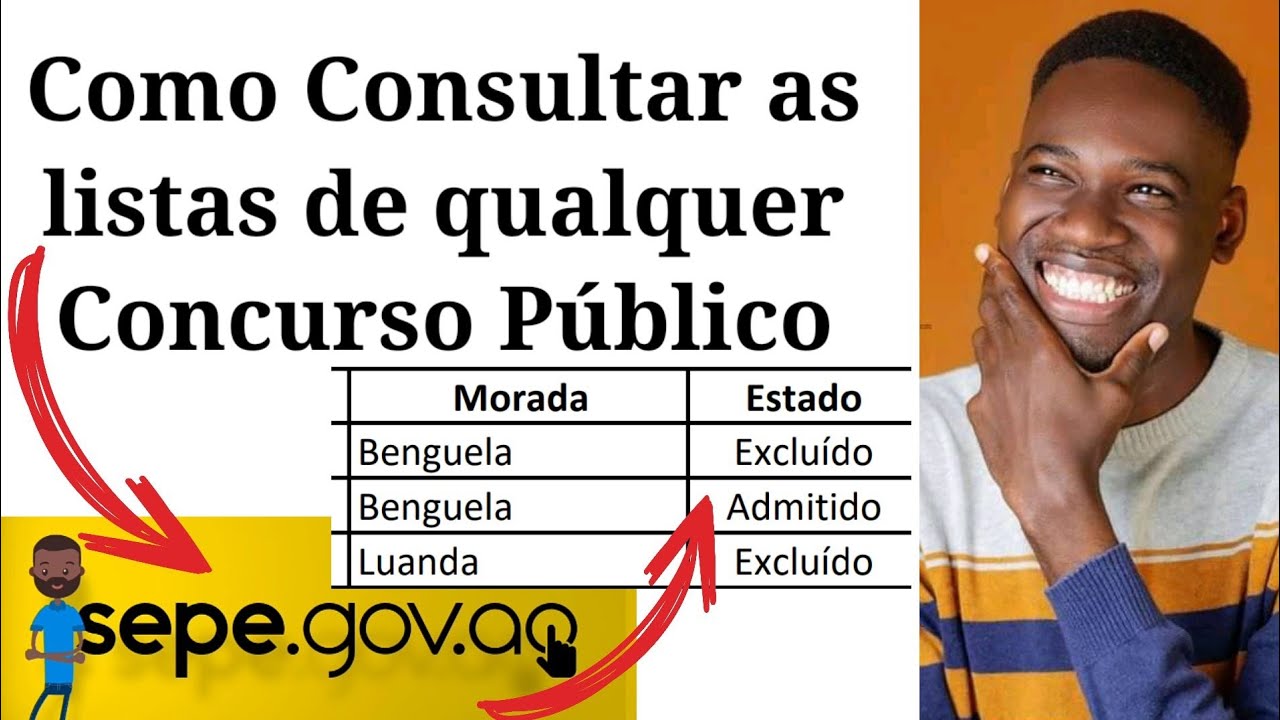Como consultar a lista dos Concursos públicos no SEPE - YouTube