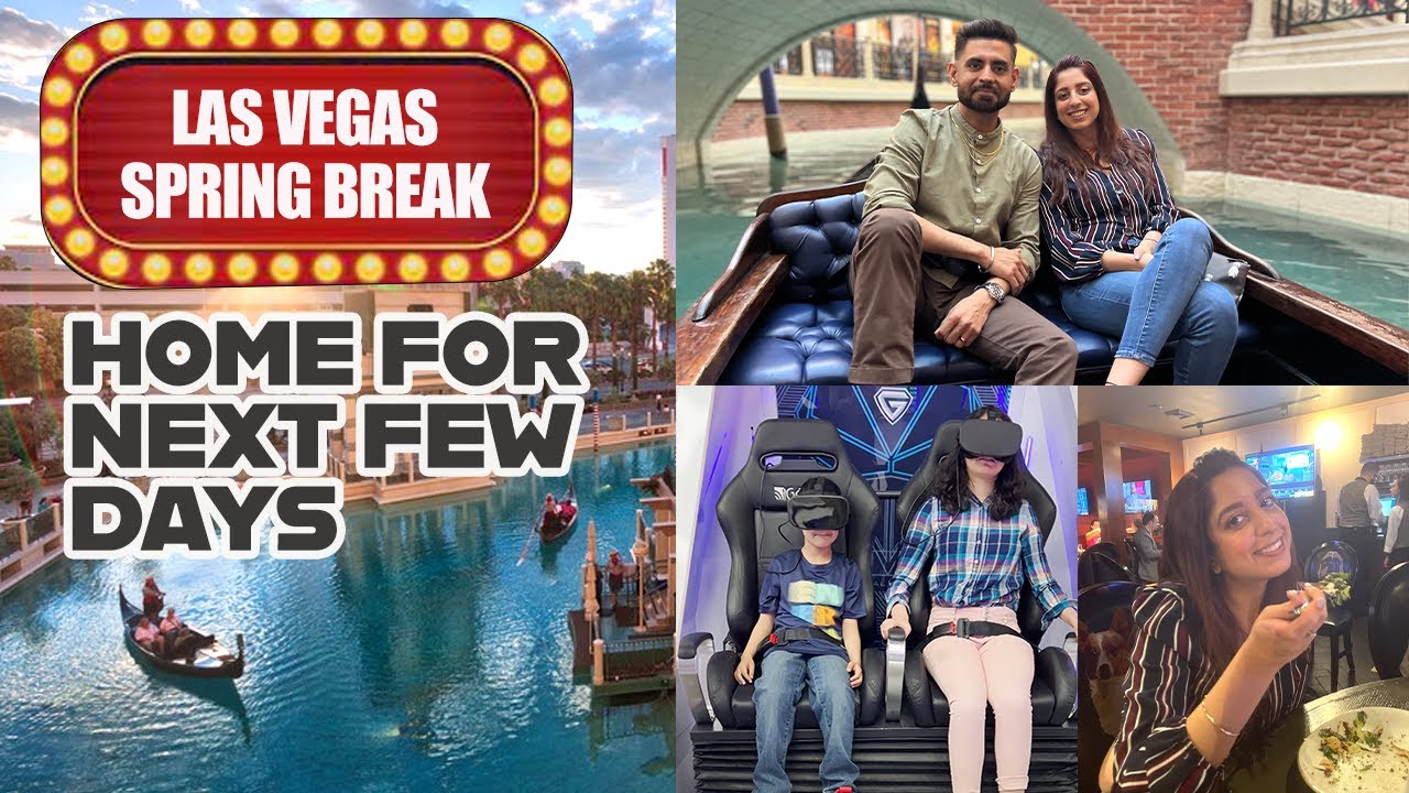 Vlog Trip to Las Vegas with Family | Spring Break | The Venetian ...