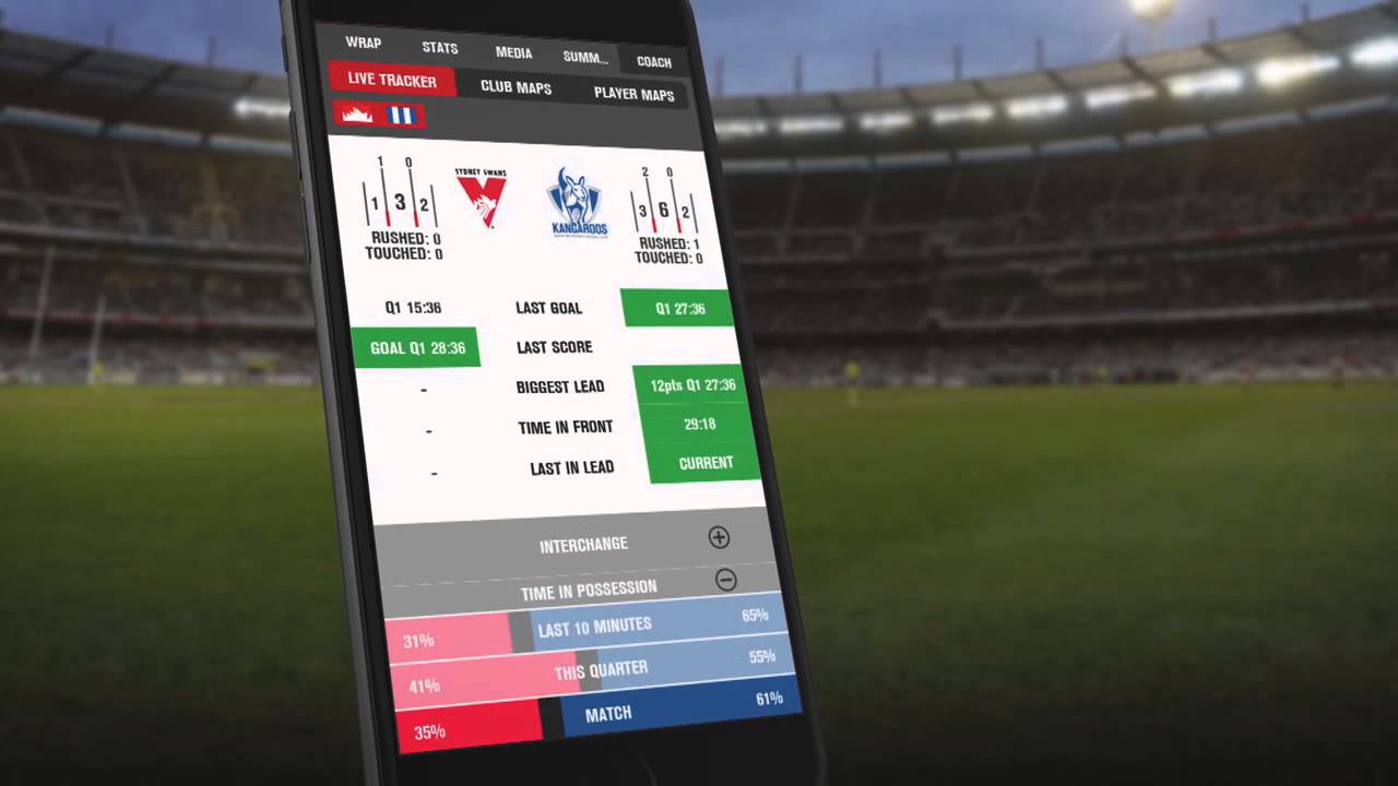 AFL Live Official App - Coach - YouTube
