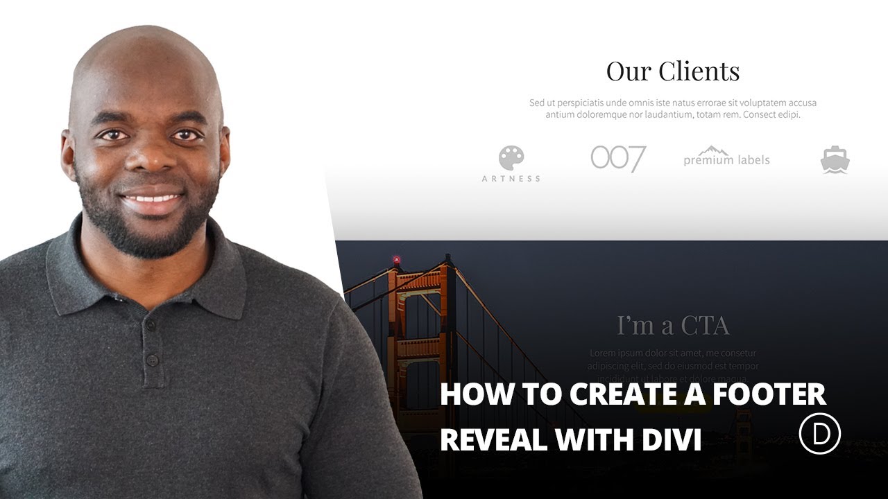 How To Create A Footer Reveal With Divi Youtube