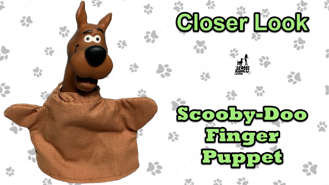 Scooby-Doo Finger Puppet - Closer Look - YouTube
