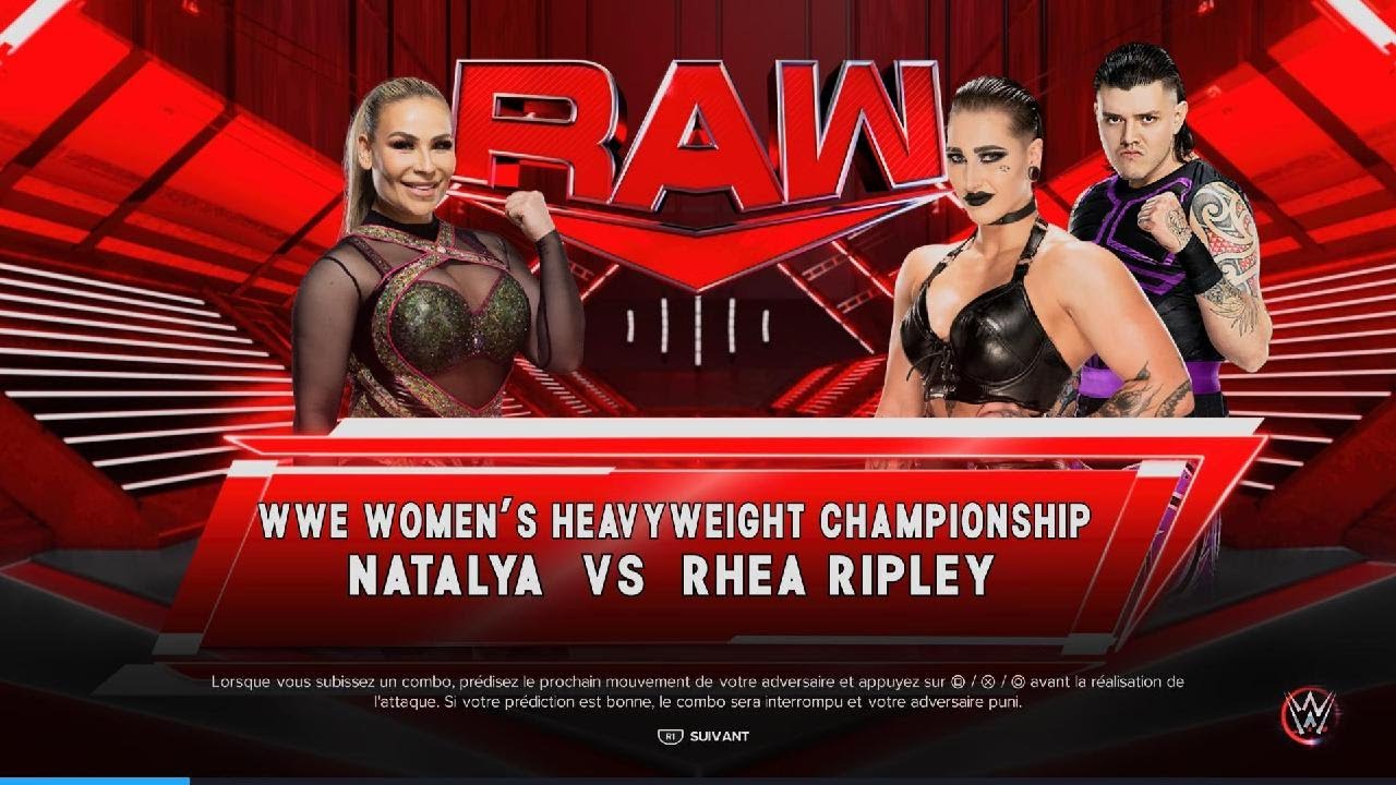 WWE Rhea ripley vs Natalya - YouTube
