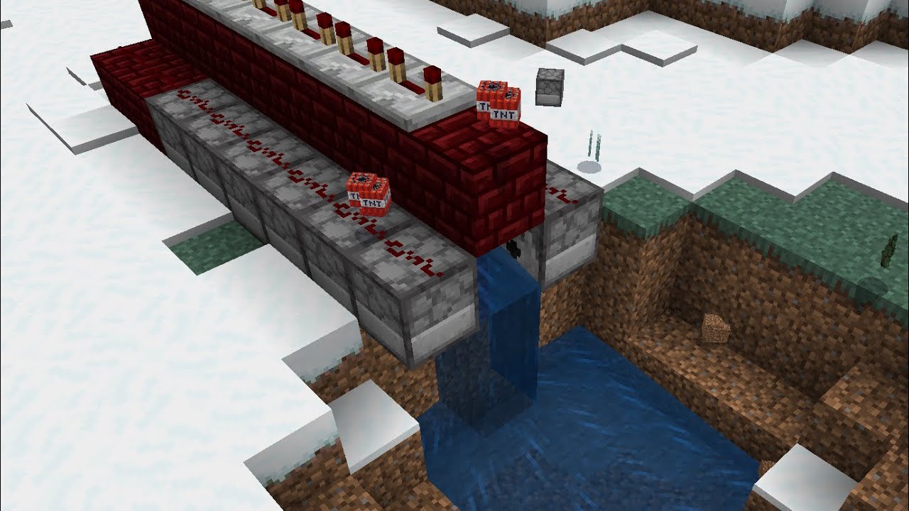 Trying to build a TNT cannon from memory - YouTube
