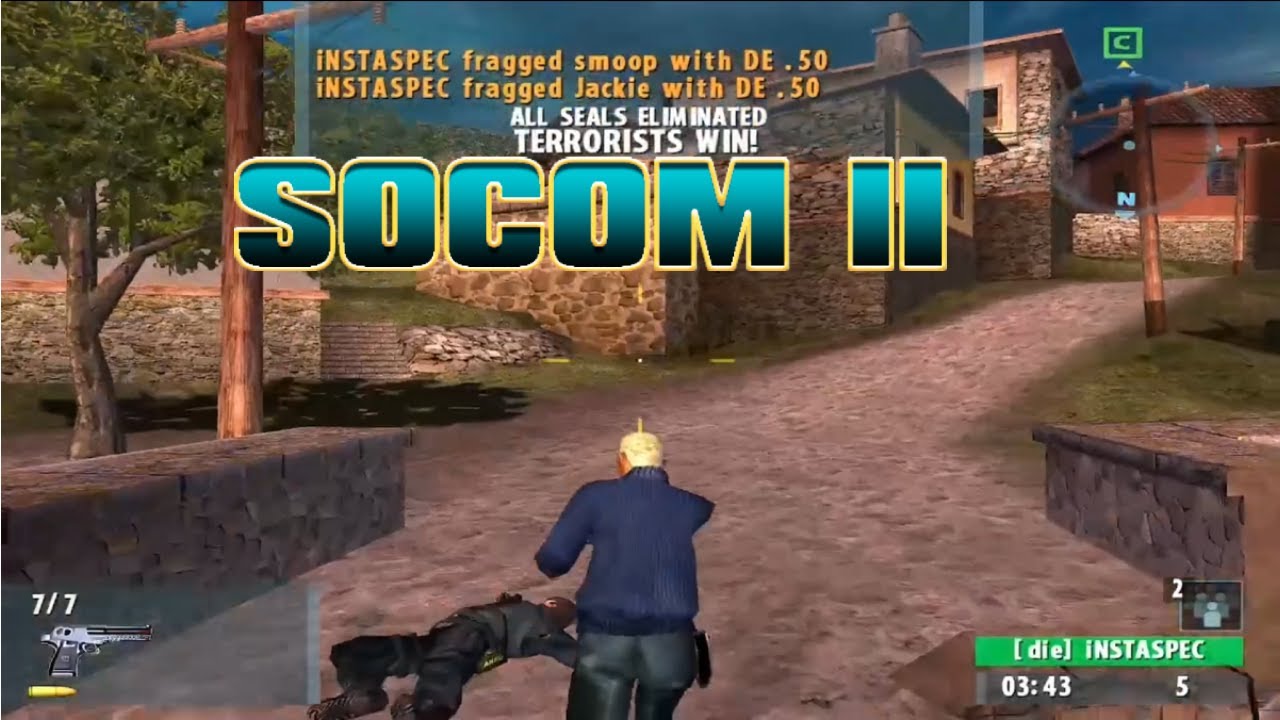 13 kill PISTOLS ONLY MVP Vigilance with boys SOCOM 2 *How To Play In ...