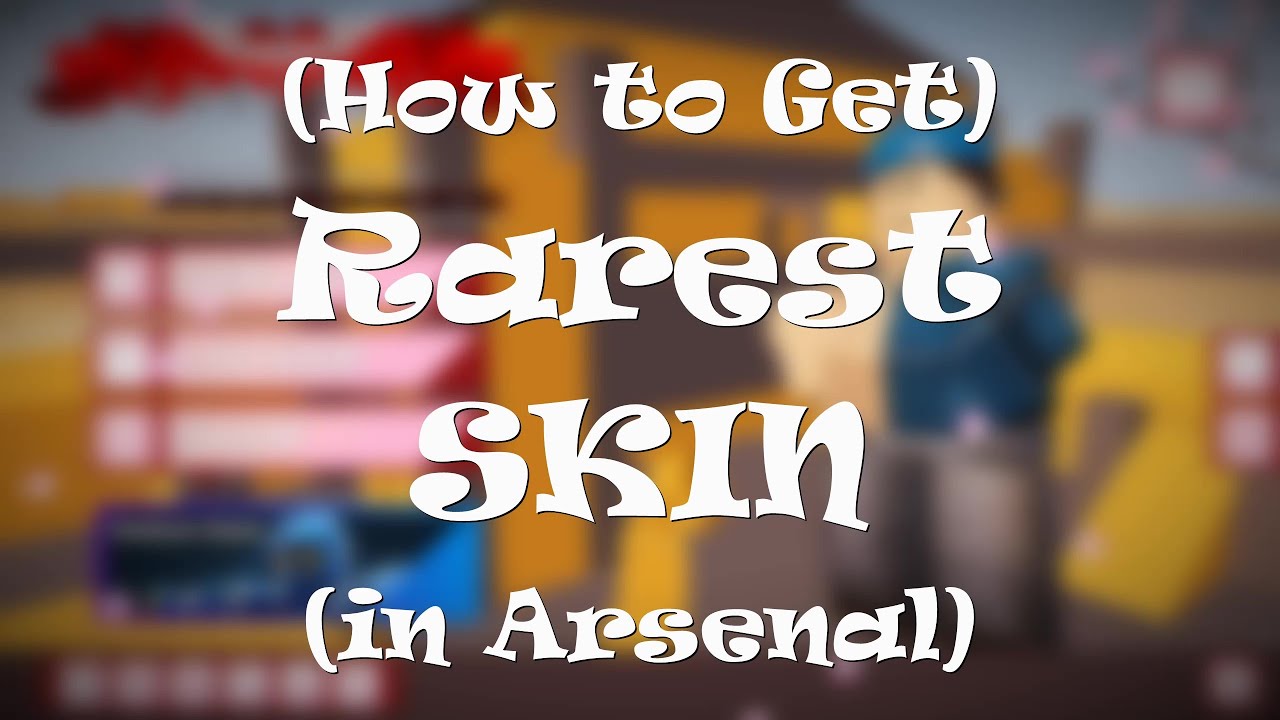 'New' RAREST Obtainable Skin in Arsenal... (Roblox Arsenal) - YouTube