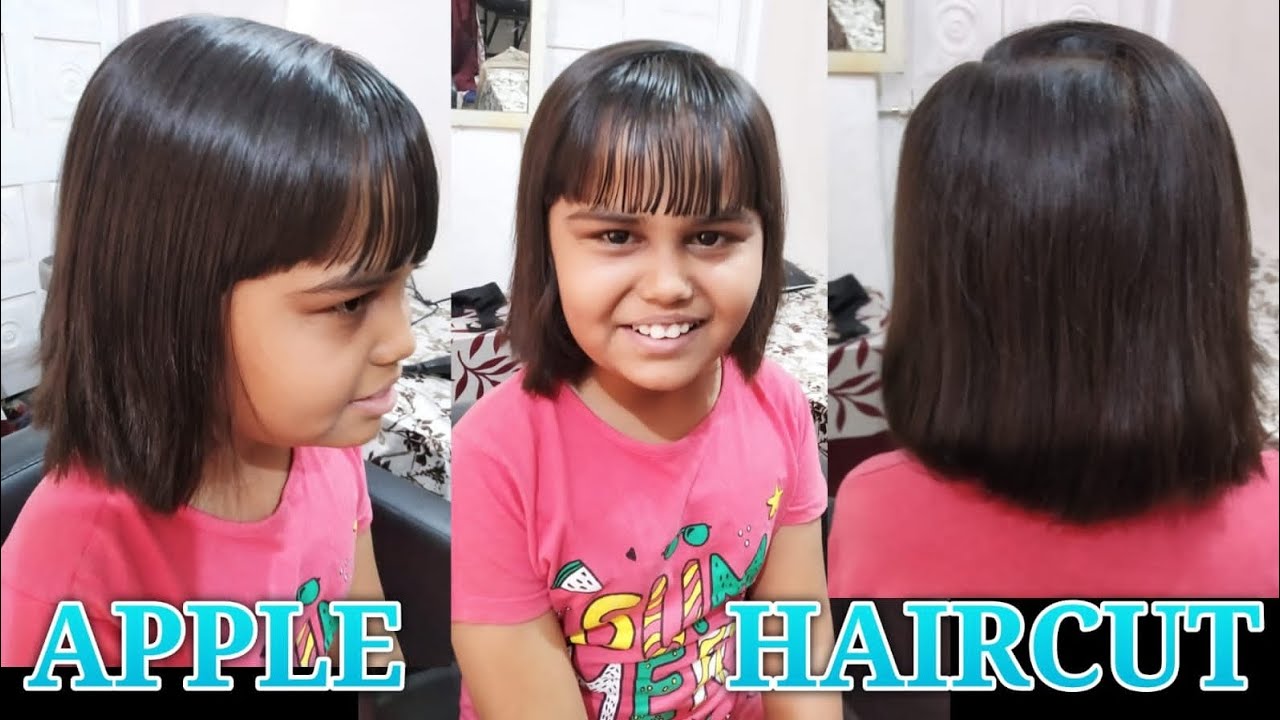 how to do apple haircut baby haircut - YouTube