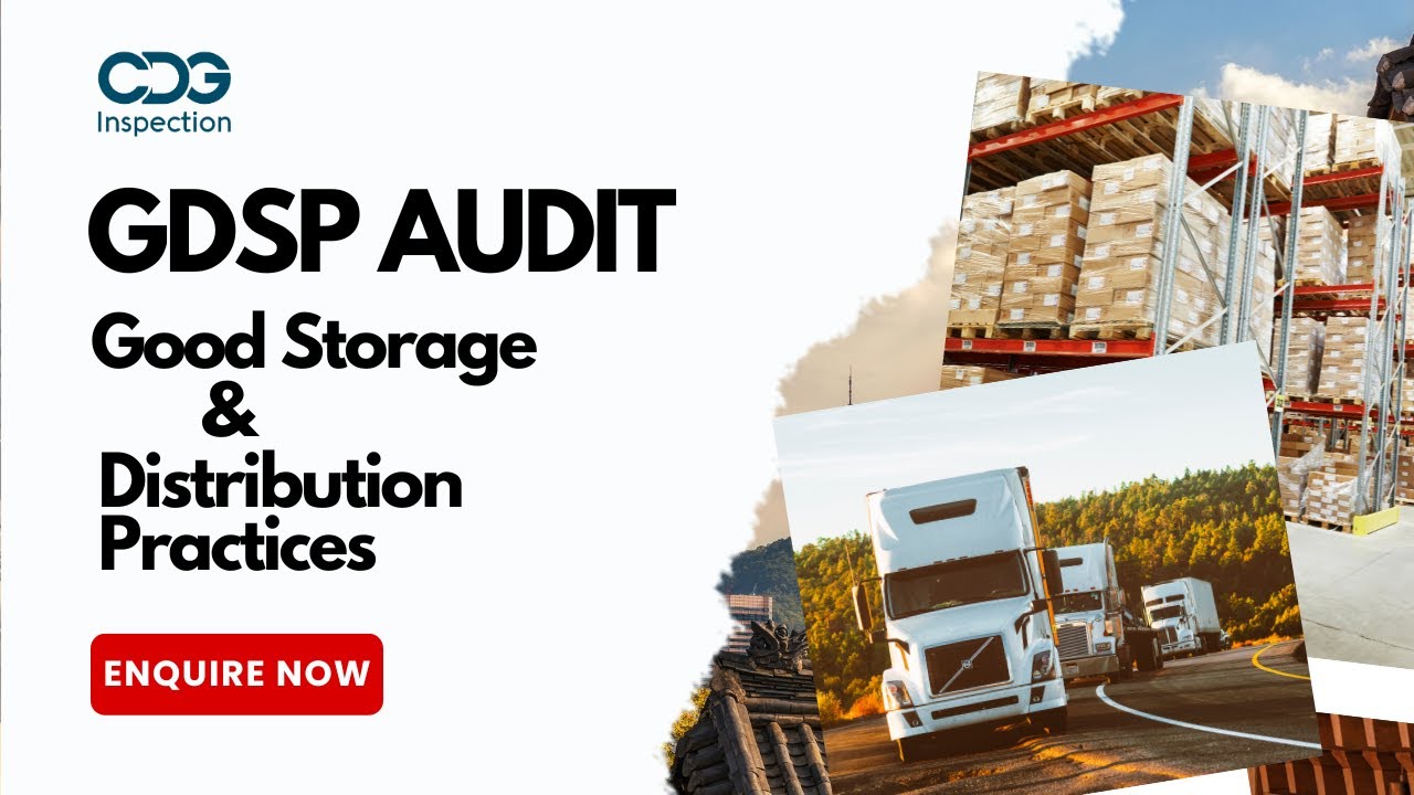 CDG's Expert GDSP (Good Distribution and Storage Practices) Inspection ...