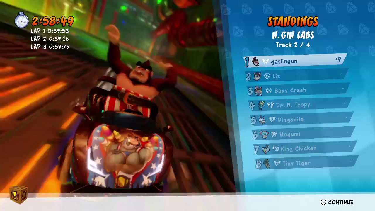 RILLA ROO and Chocolate Glazed Paint Job/Wheels Gameplay | Crash Team ...