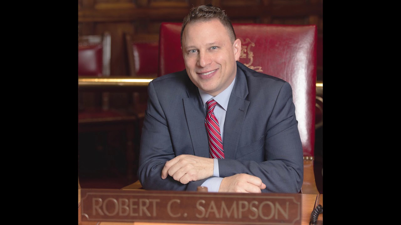 Sen Sampson updates Steve Noxon concerning the opening of The State of ...