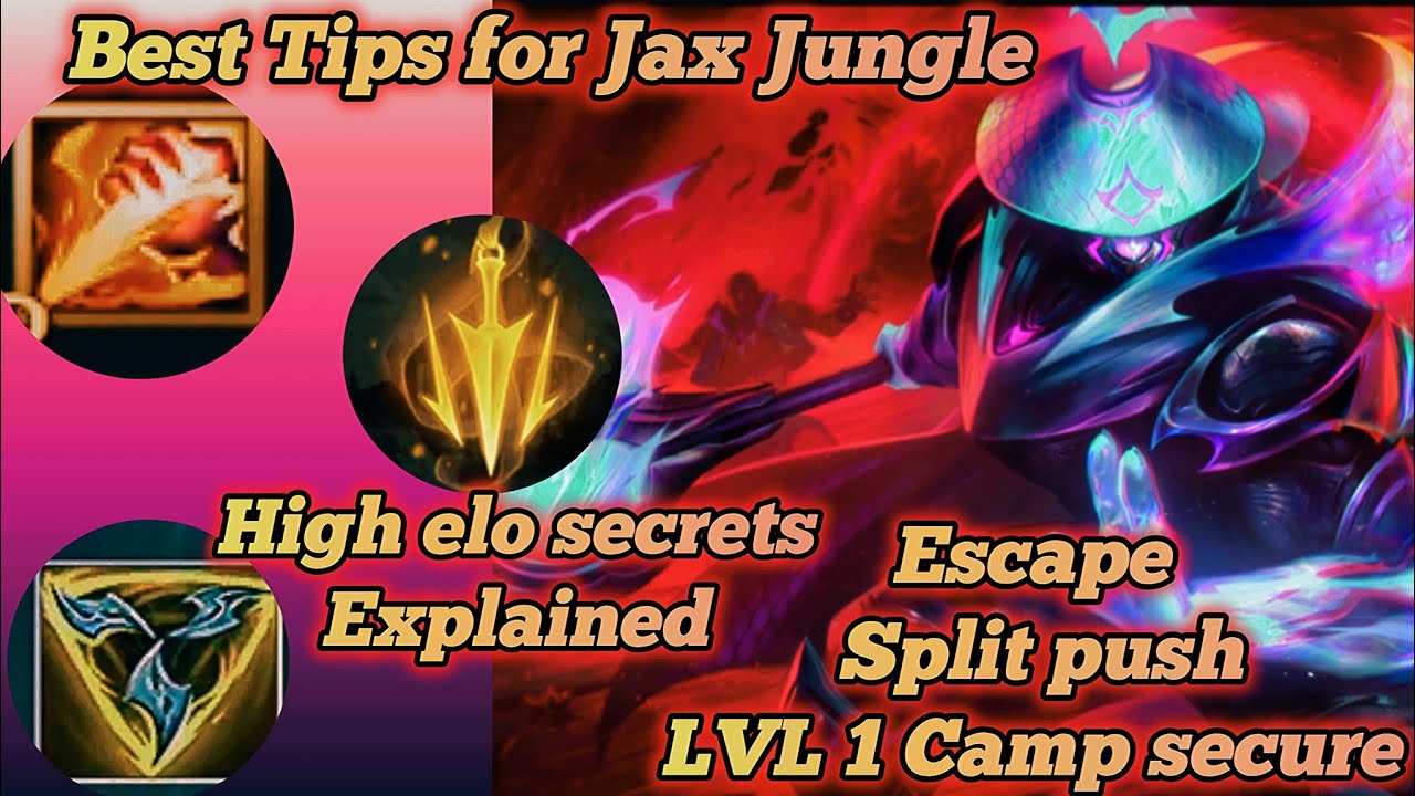 Best Tips and Guide for Jax Jungle (High elo secrets explained ) - YouTube