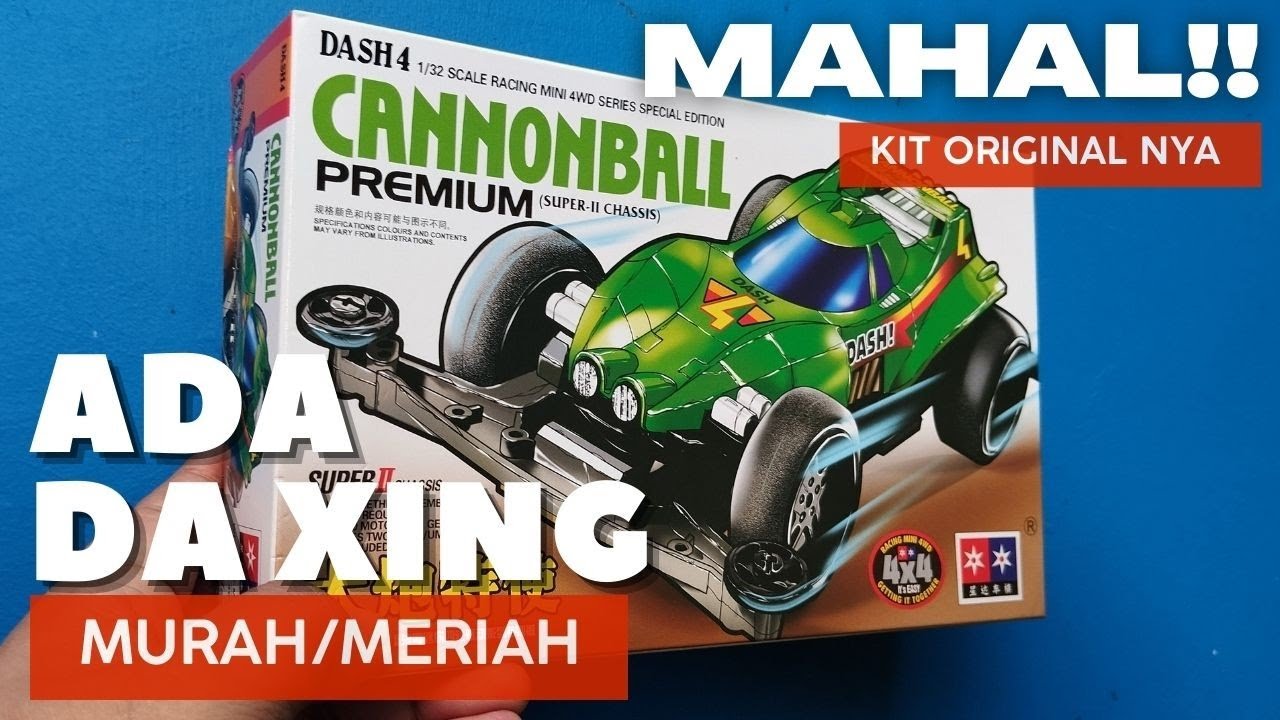 Unboxing & Merakit - DASH 4 - CANNONBALL - Premium Super 2 Chassis ...