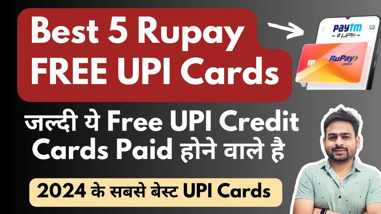 Best Rupay Credit Card 2024 | Lifetime Free Rupay Credit Card | FREE ...