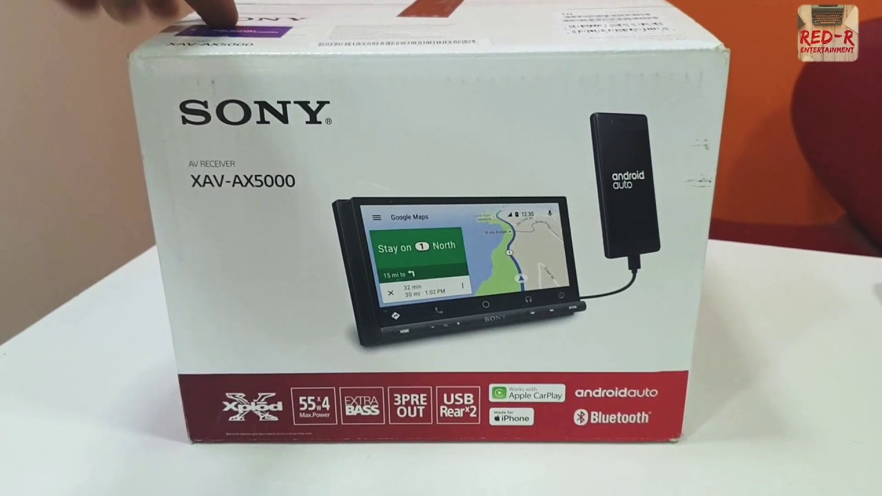 Sony xav-av 5000 android auto unboxing - YouTube