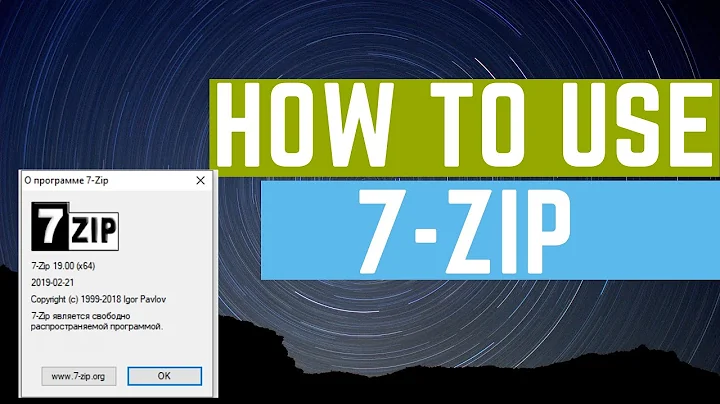 [Solved] 7-zip - how to use command line to | 9to5Answer