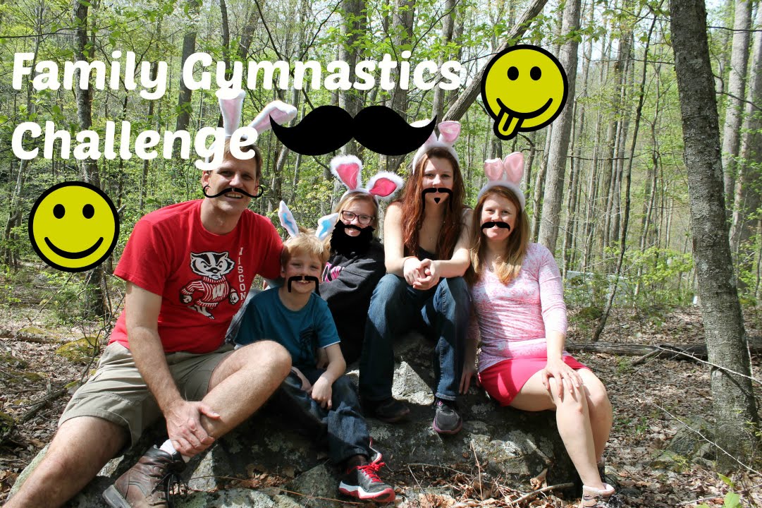 Family Gymnastics Challenge - YouTube
