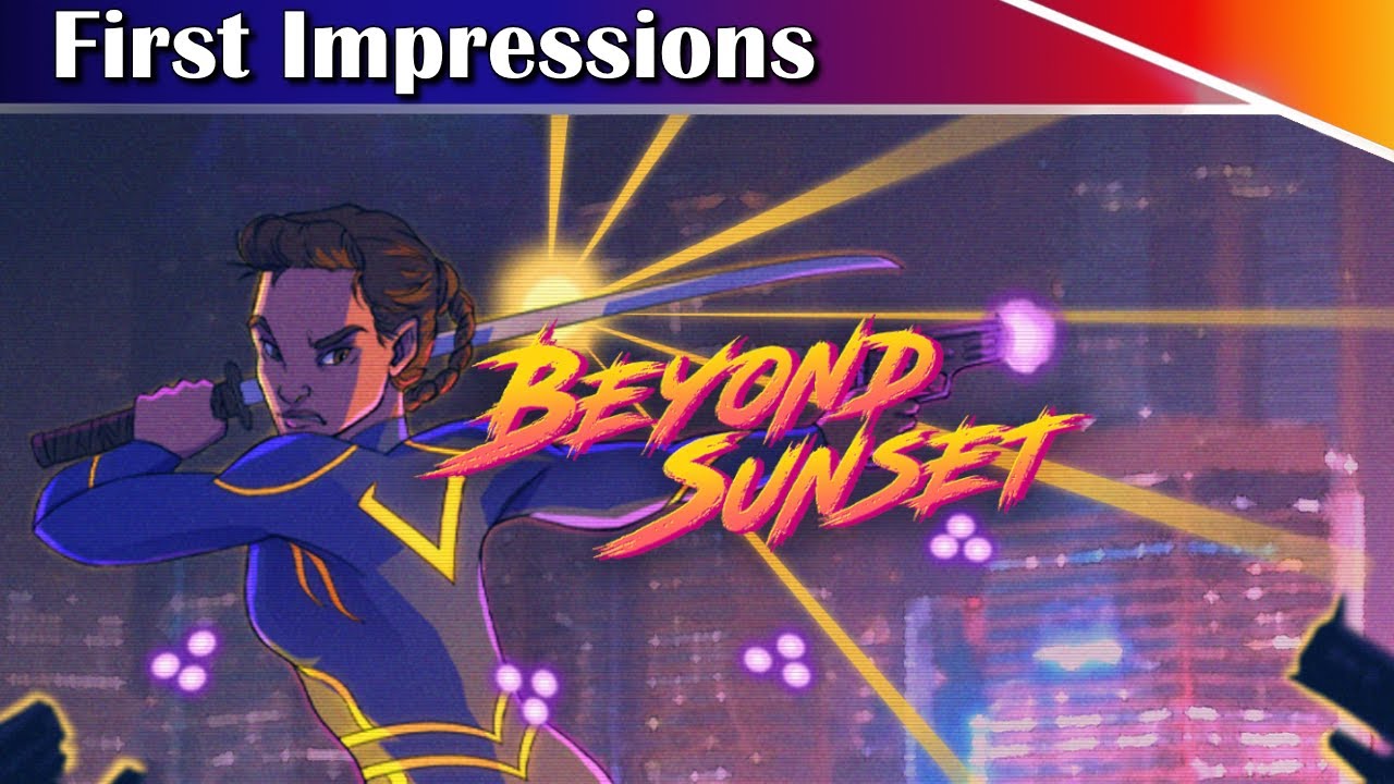 Super Samurai Synthwave Slashery - Beyond Sunset Gameplay - YouTube