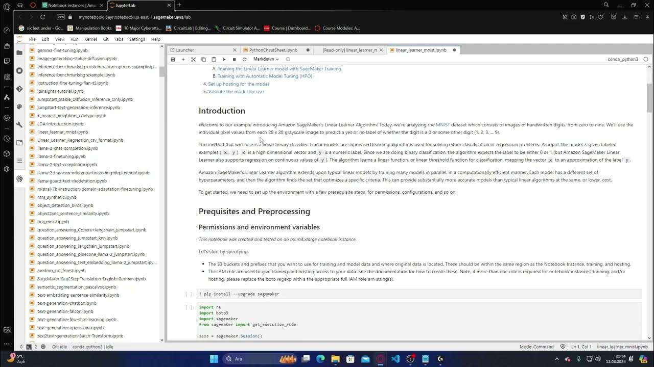 Data Science Homework 1 - Lab 3.1 - Amazon SageMaker - Creating and importing data - YouTube