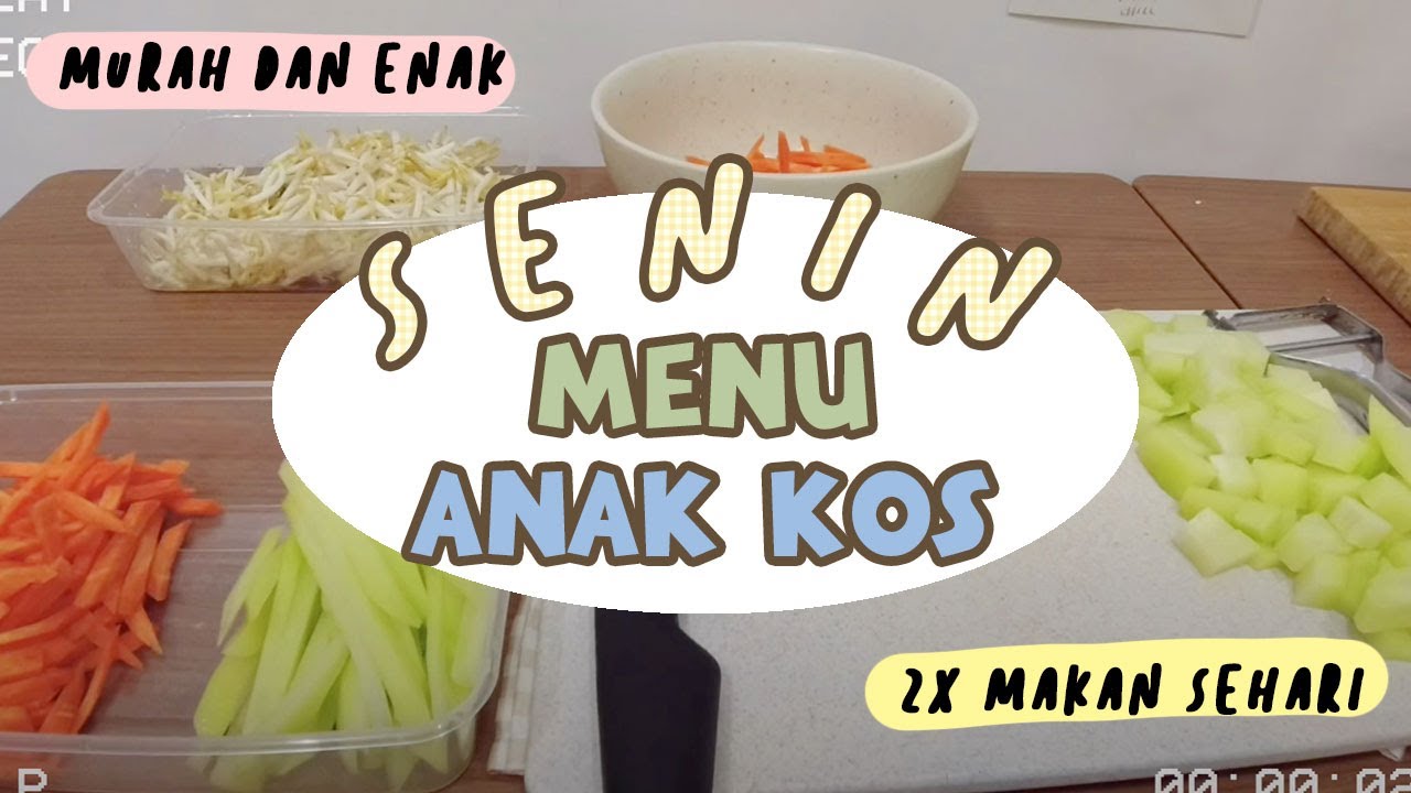 DAY 1 | Menu anak kos | 2x makan sehari | Budet 150k bisa untuk 2 orang ...