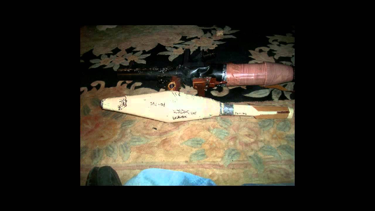 Homemade RPG-7 firework rocket launcher - YouTube