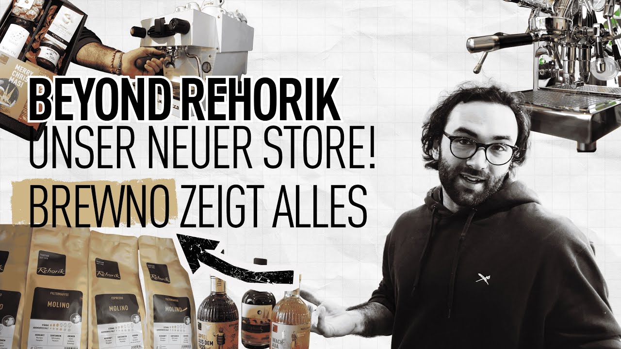 BEYOND REHORIK! Unser neuer Store! Brewno zeigt ALLES ☕🔥 (ECM, La ...